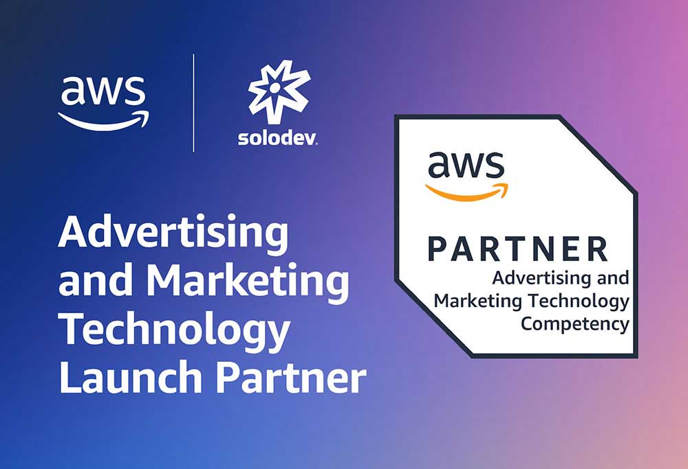 Solodev Achieves New AWS Advertising and Marketing Technology Competency